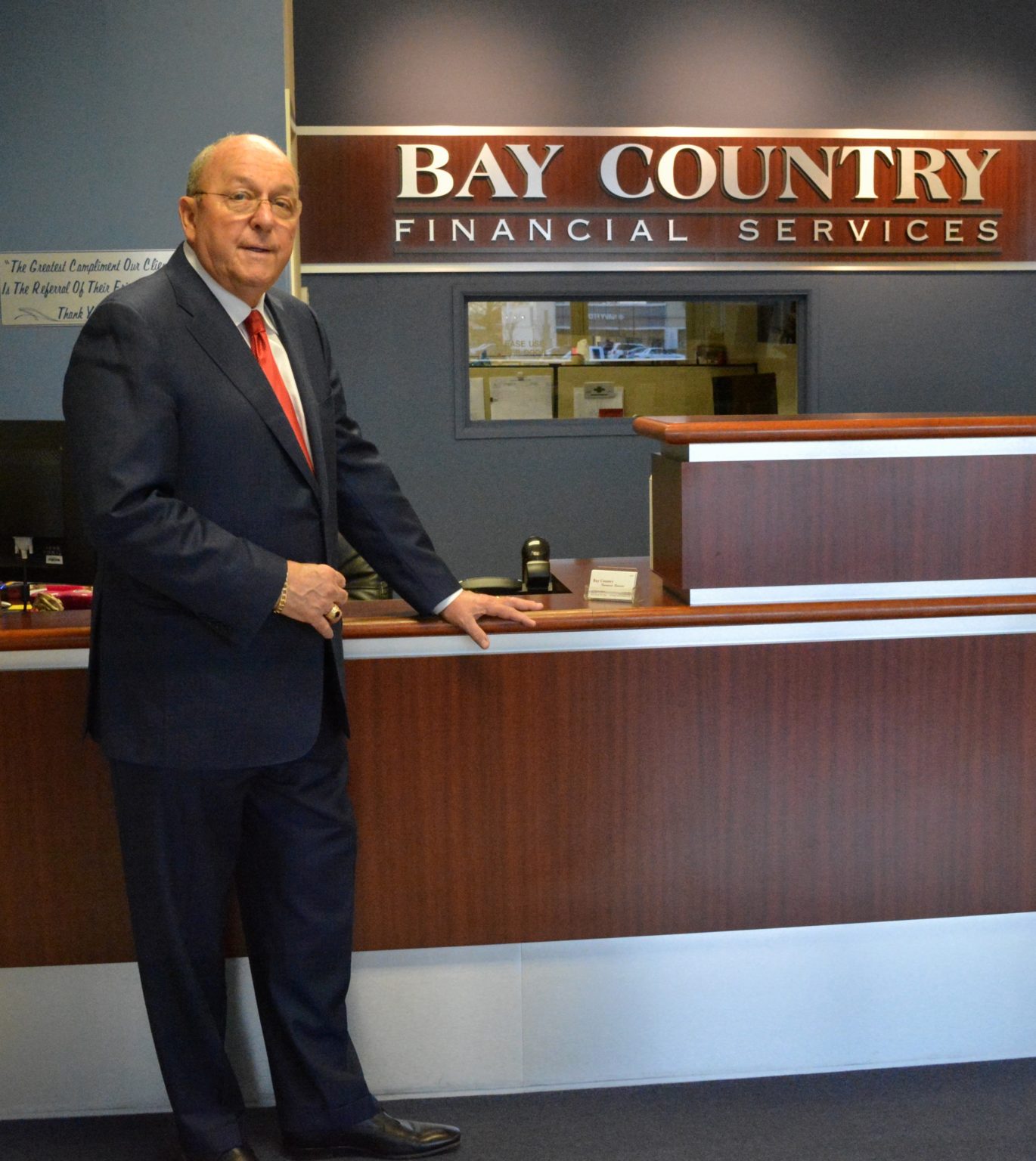 Honoring Jerry Brewis - Bay Country Financial